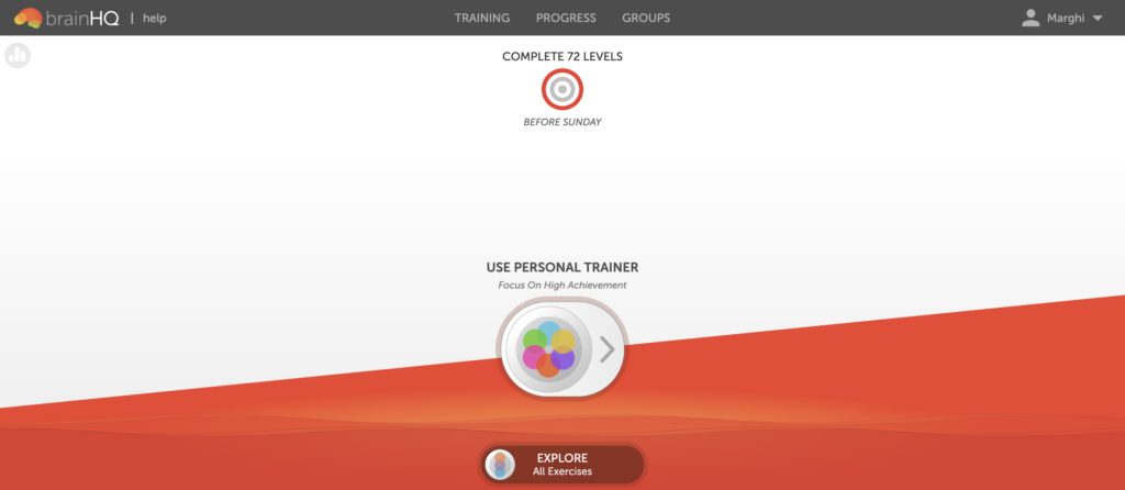 A New Look for Your BrainHQ Training Page - BrainHQ
