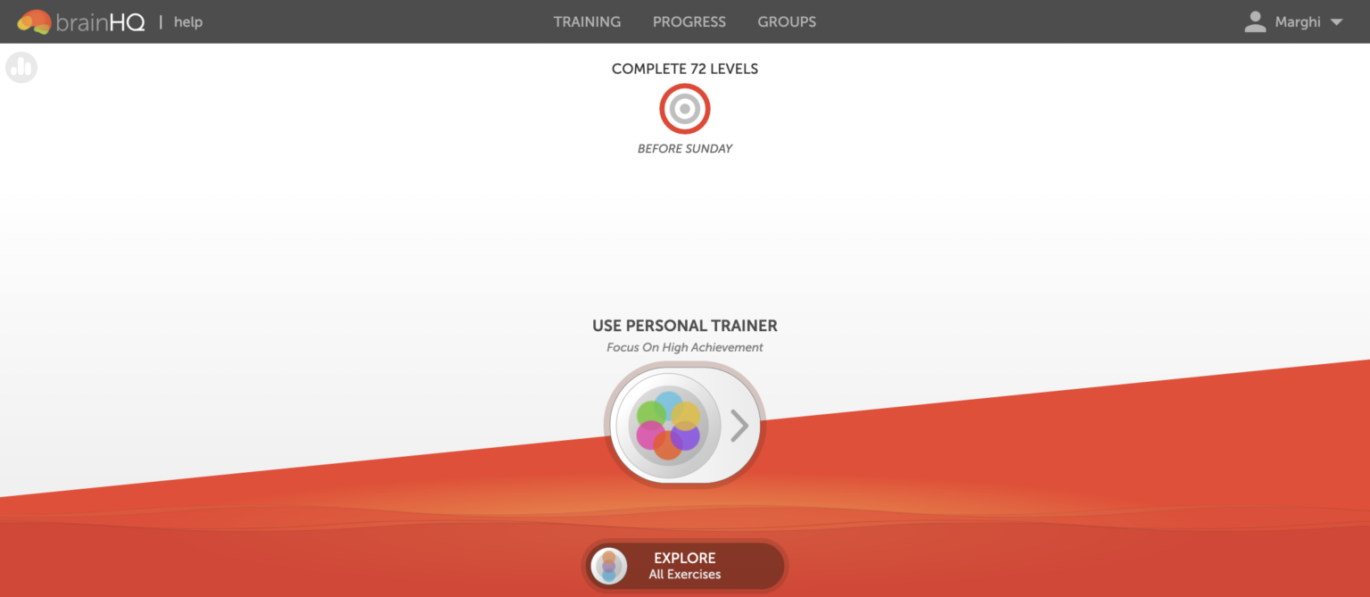 A New Look for Your BrainHQ Training Page - BrainHQ